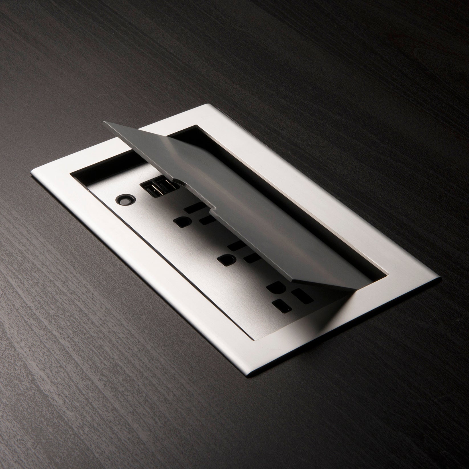 CubieFlip - In-Surface Power with a Flip Up Lid – Cubie by Brandstand