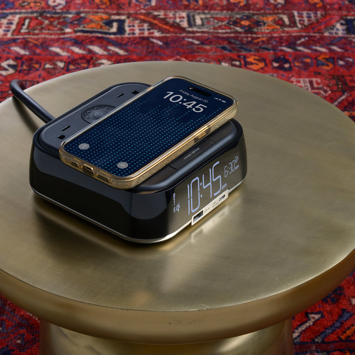 The CubieTrio Alarm Clock and Wireless Charging- Brandstand Products