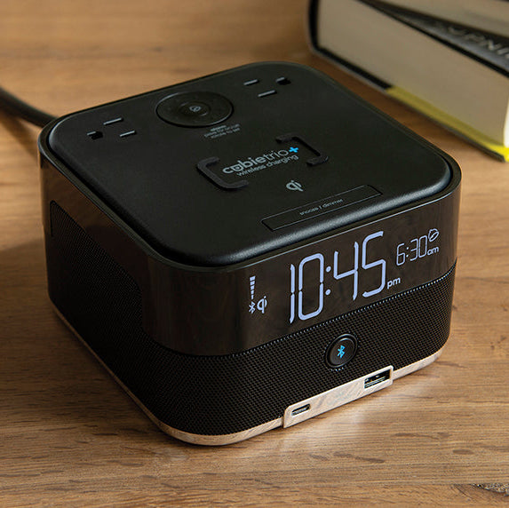The CubieTrio+ Alarm Clock, Qi Wireless Charging and Bluetooth® Speaker ...